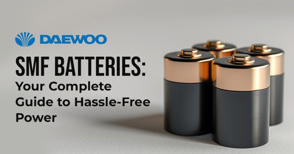 SMF Batteries: Your Complete Guide to Hassle-Free Power - Daewoo